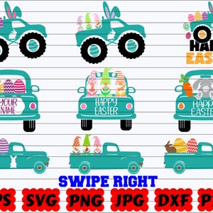 150 Easter SVG | Easter Bunny SVG | Easter Eggs SVG | Easter Truck Svg ...