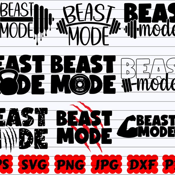 Beast Mode Svg - Etsy