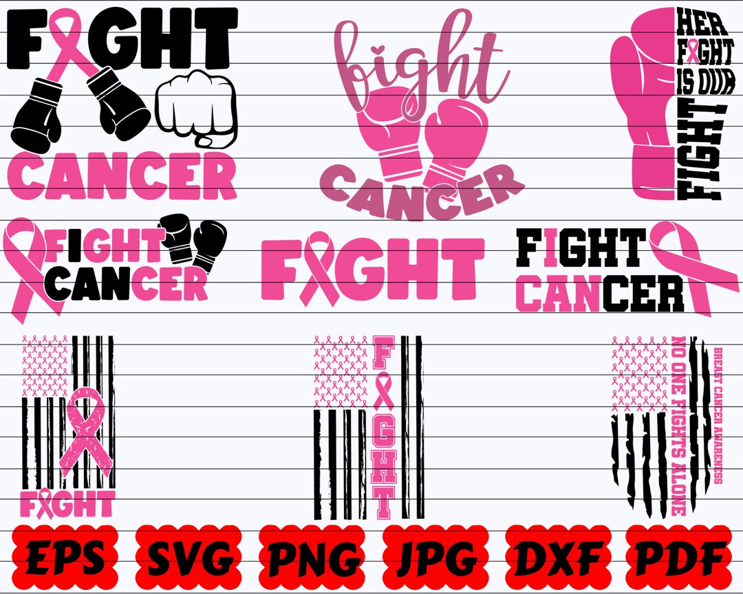 Fight Cancer SVG | Cancer Awareness SVG | Cancer Survivor SVG | Cancer ...
