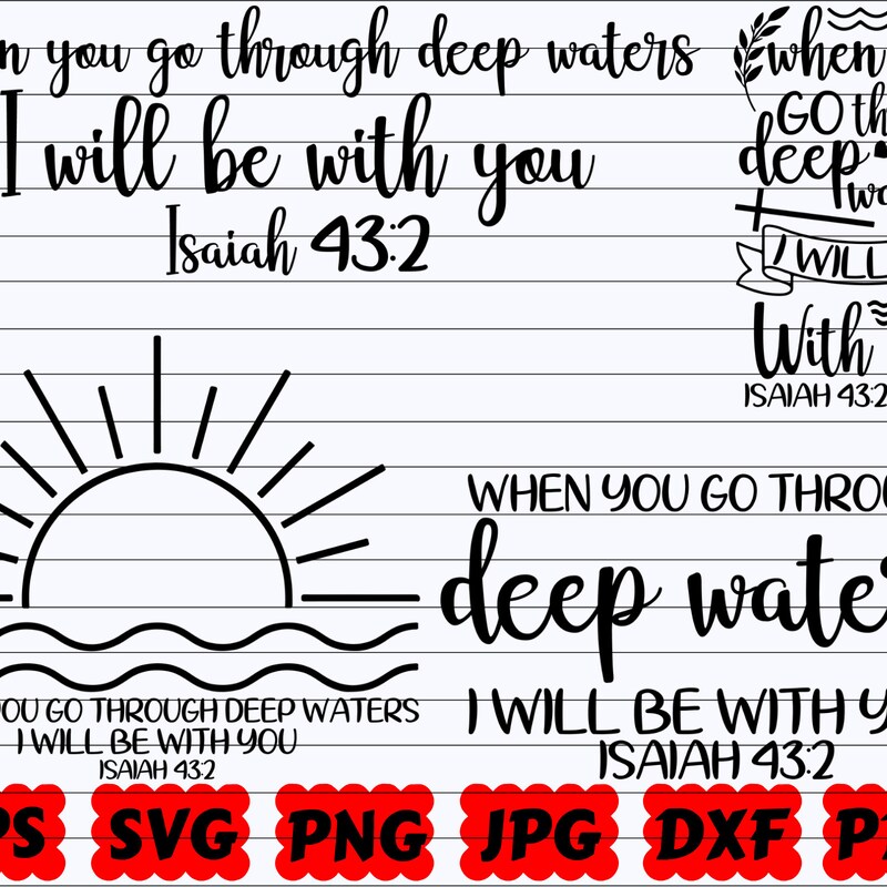 Through Deep Waters - Etsy