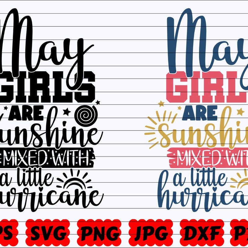 May Girl Svg - Etsy