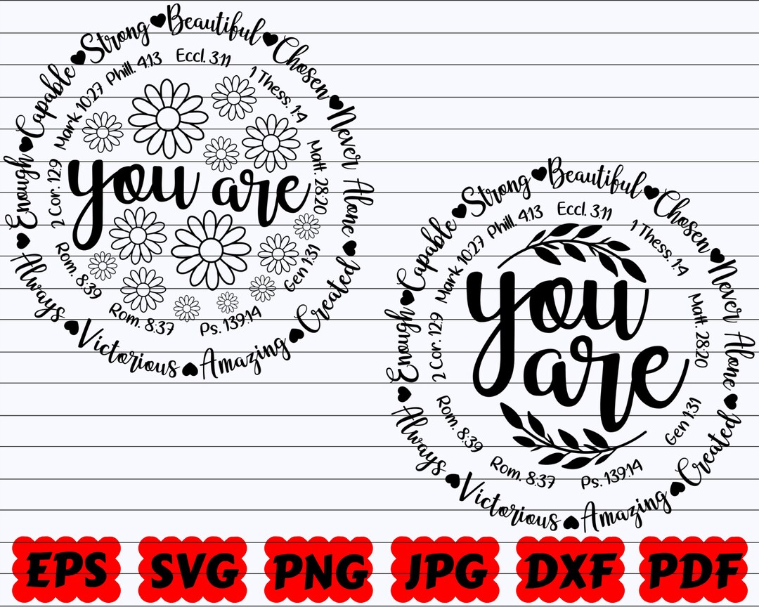 Eres inspiración SVG / Inspiración SVG / Religioso SVG / - Etsy México
