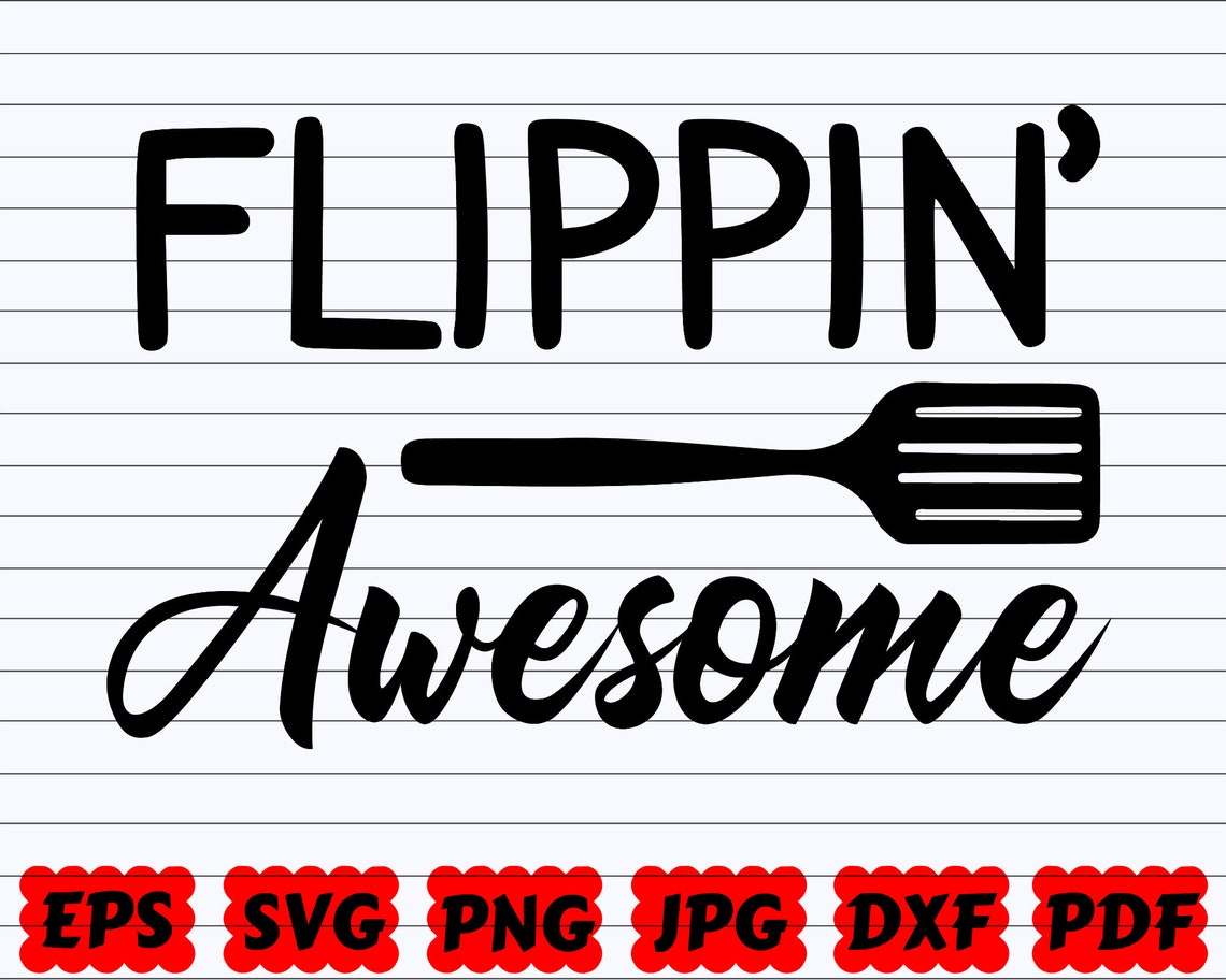 Flippin' Awesome SVG Flipping SVG Awesome SVG | Etsy