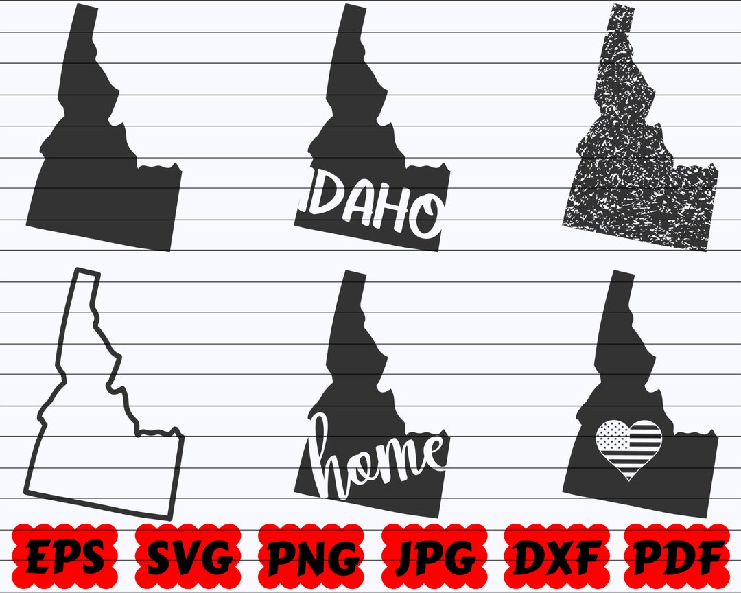Idaho State SVG | Idaho SVG | Idaho Svg File | Idaho Cut File | Idaho ...