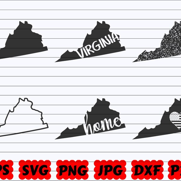 Virginia Silhouette - Etsy