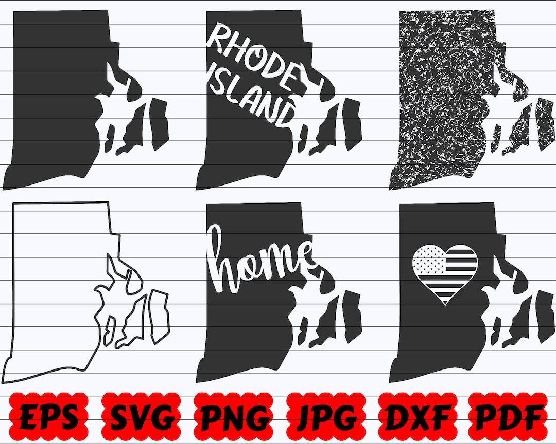 Rhode Island State SVG | Rhode Island SVG | Rhode Island Svg File ...