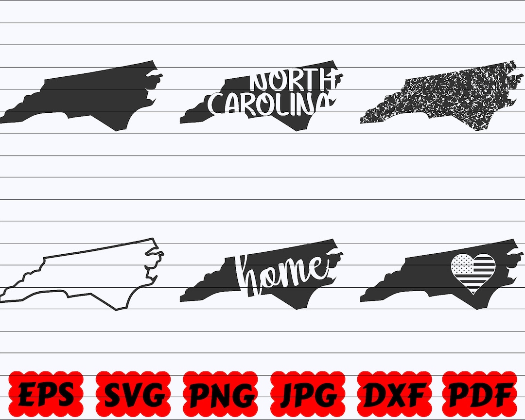 North Carolina State SVG | North Carolina SVG | North Carolina Svg File ...