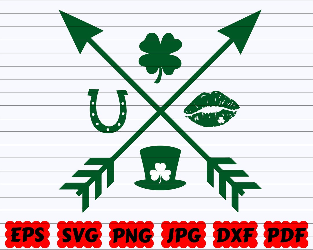 St Patrick's Day Arrow SVG | Arrow SVG | St Patricks Design SVG ...
