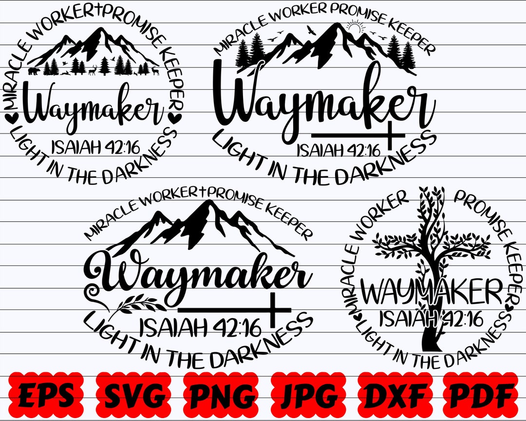 Waymaker SVG | Religious SVG | Christian SVG | Jesus Svg | Faith Svg ...