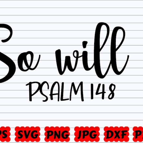 Psalm Svg - Etsy