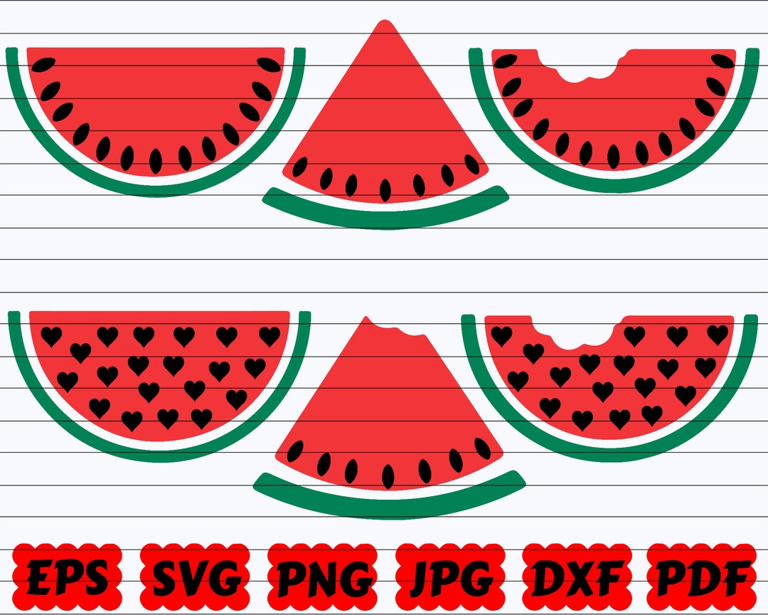 Watermelon SVG | Watermelon Cut File | Watermelon Clipart | Watermelon ...