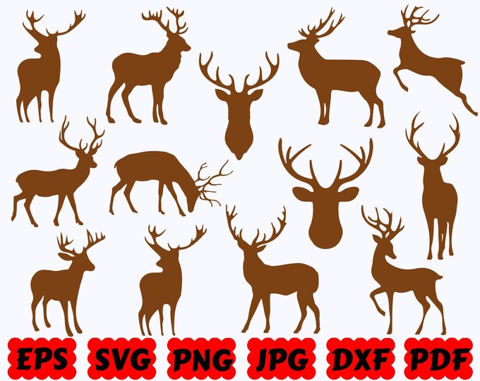 Woodland Animal SVG Bundle, Nursery Animal Nature Scene DXF, Moose Svg ...