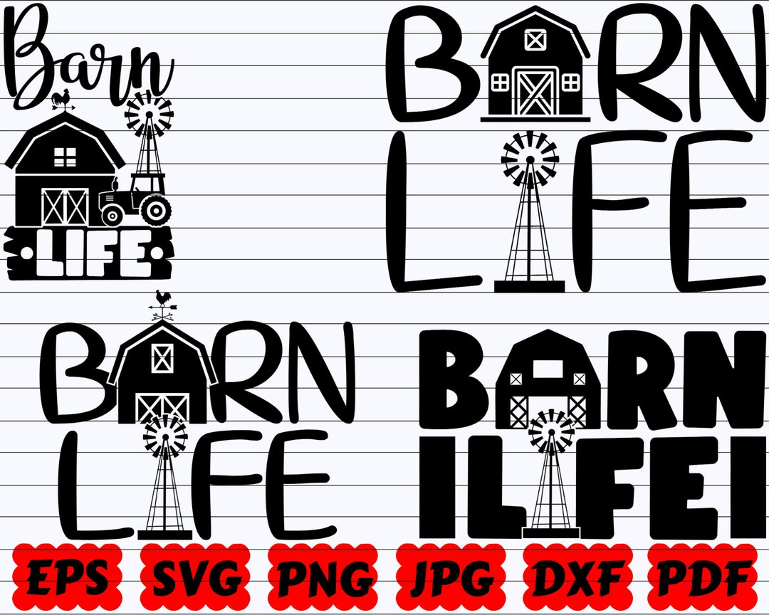 Barn Life SVG | Barn SVG | Farm Life SVG | Farming Svg | Farm Svg ...