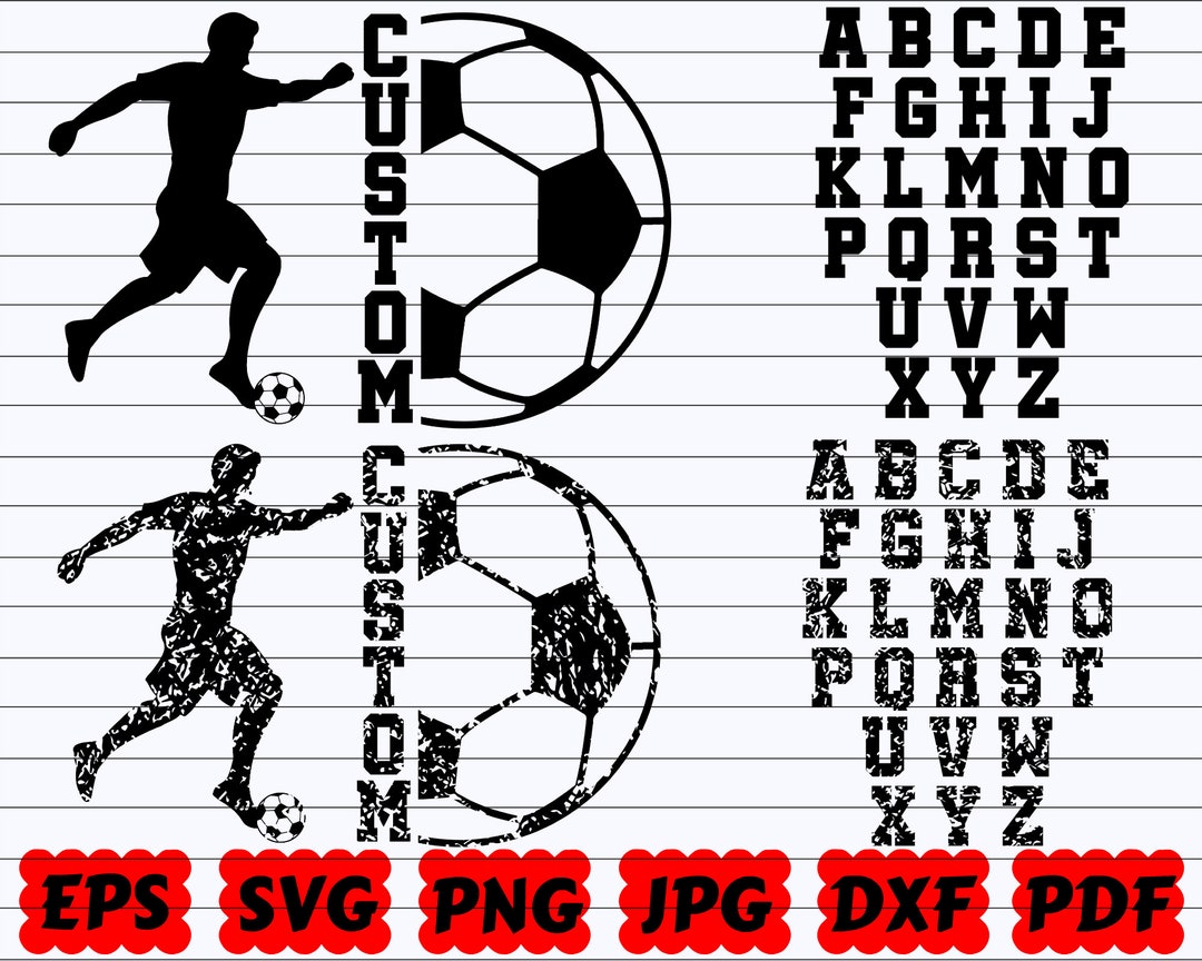 Soccer Custom SVG | Custom Soccer SVG | Custom SVG | Soccer Cut Files ...