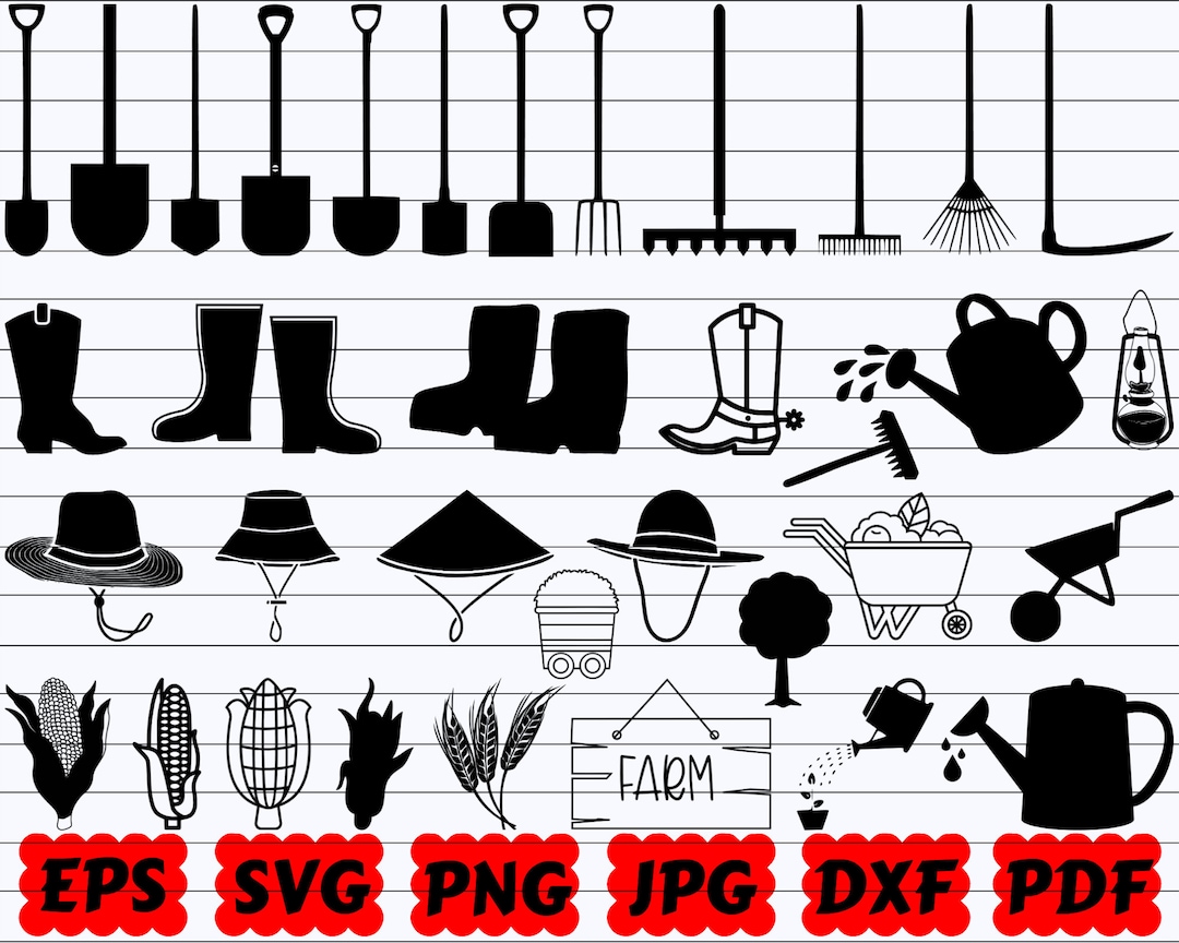 Farm Accessories SVG | Farming SVG | Agriculture SVG | Farm Life Svg ...