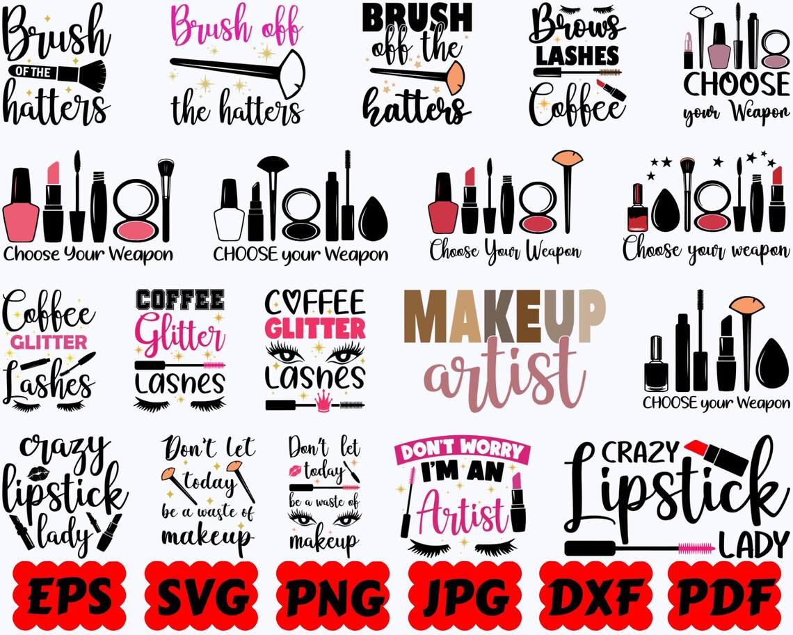 Makeup SVG | Mascara SVG | Fashion SVG | Cosmetic Svg | Beauty Svg ...