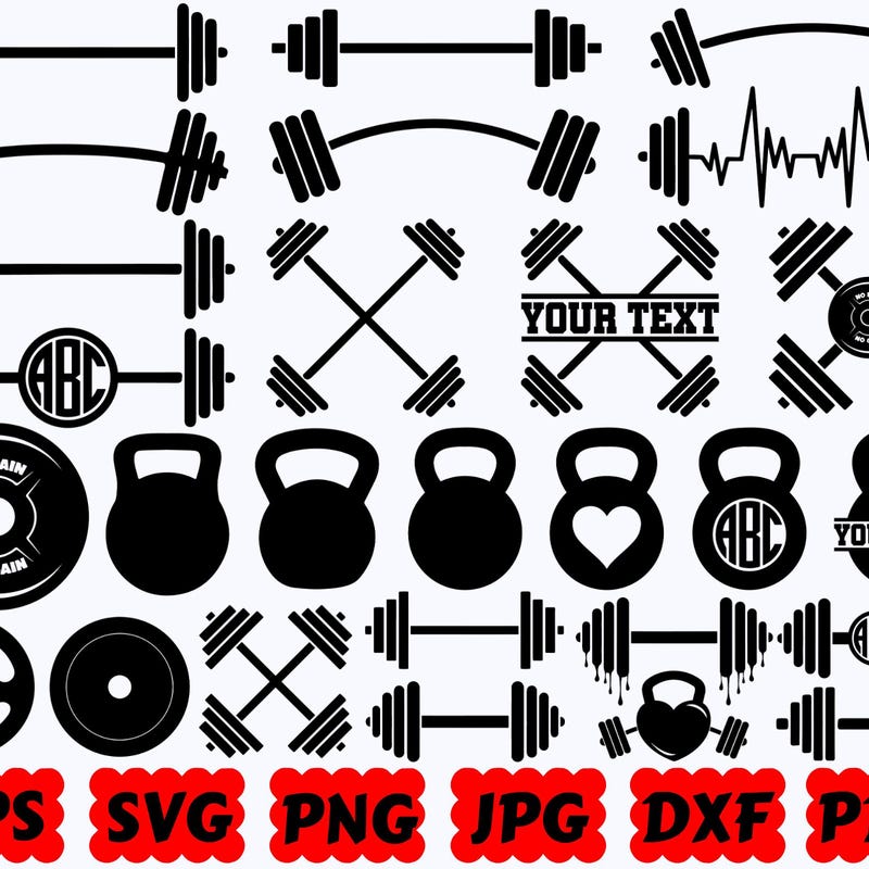 Fitness Svg - Etsy