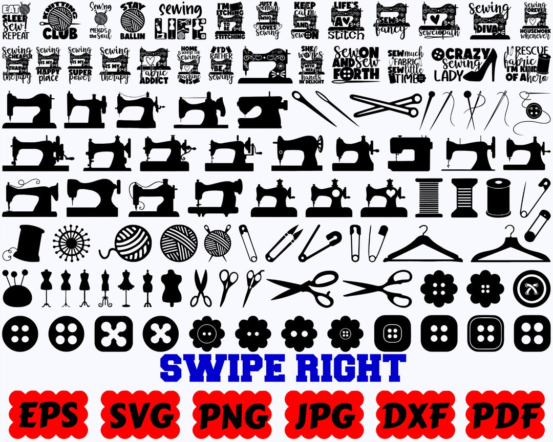 Coser SVG / Tejer SVG / Crafty Girl SVG / Elaboración de svg / Coser ...