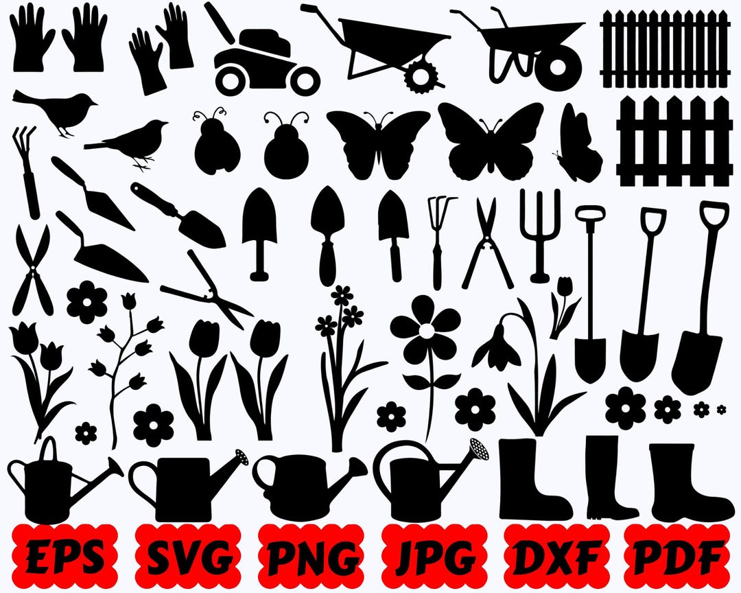 Garden Tools SVG | Tools SVG | Gardener SVG | Spring Svg | Hello Spring ...