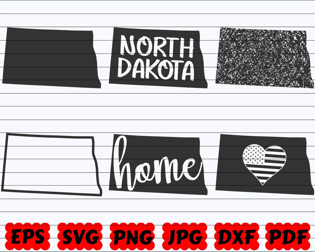North Dakota State SVG | North Dakota SVG | North Dakota Svg File ...