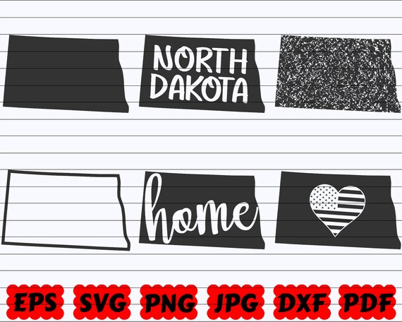 North Dakota State SVG North Dakota SVG North Dakota Svg | Etsy