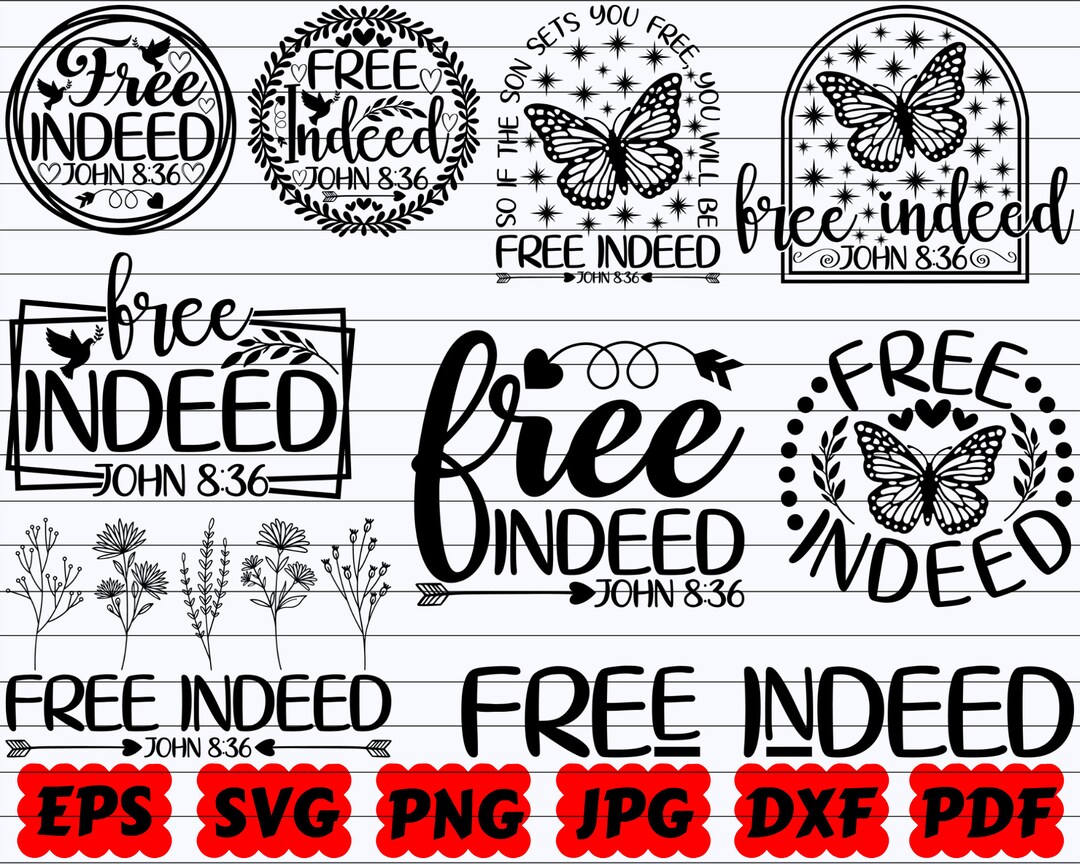 Free Indeed SVG | Free SVG | Indeed SVG | Religious Svg | Christian Svg ...