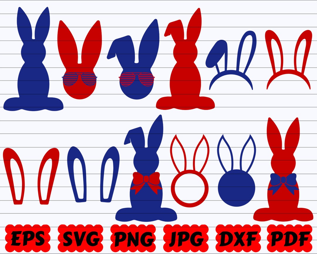 Easter SVG Bunny Ears SVG Rabbit Ears SVG Rabbit Svg Bunny Svg Ears Svg ...
