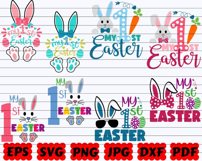 My First Easter Instant Digital Download Svg, Png, Dxf, and Eps Files ...