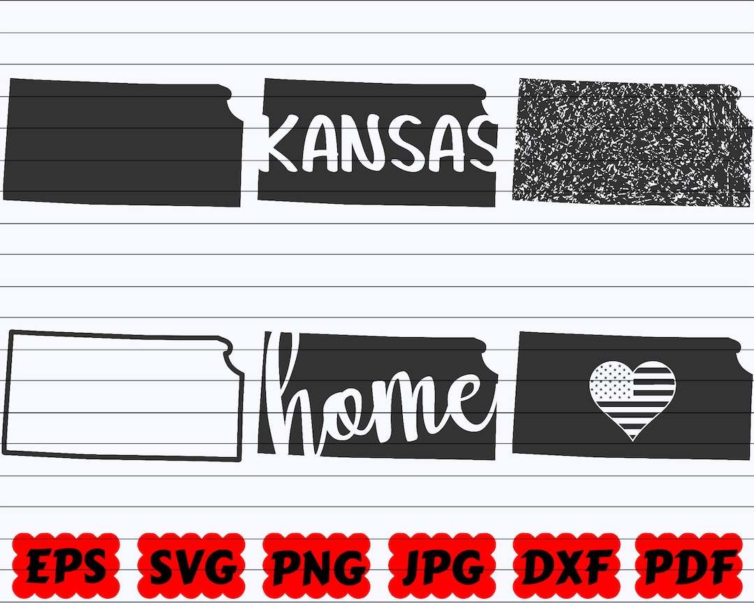 Kansas State SVG | Kansas SVG | Kansas Svg File | Kansas Cut File ...