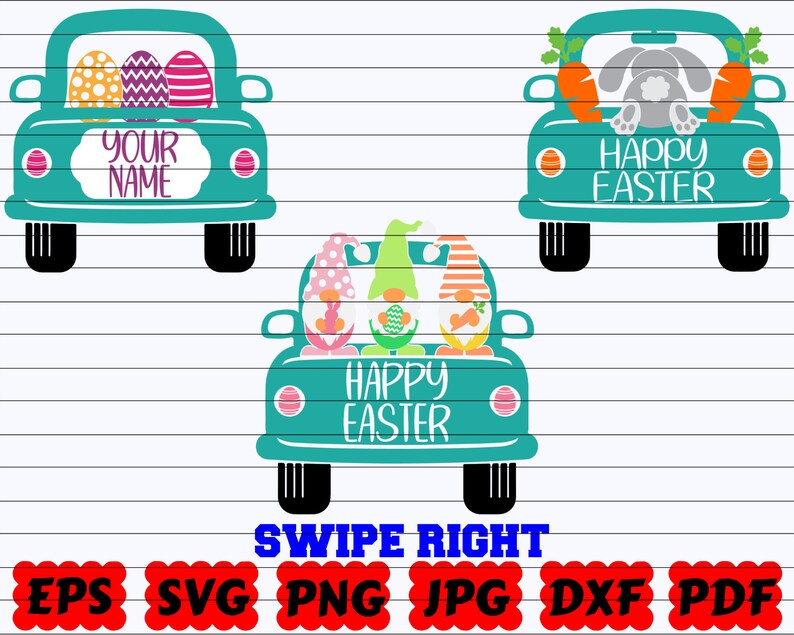Easter Truck SVG Easter Monter Truck SVG Easter Vintage - Etsy