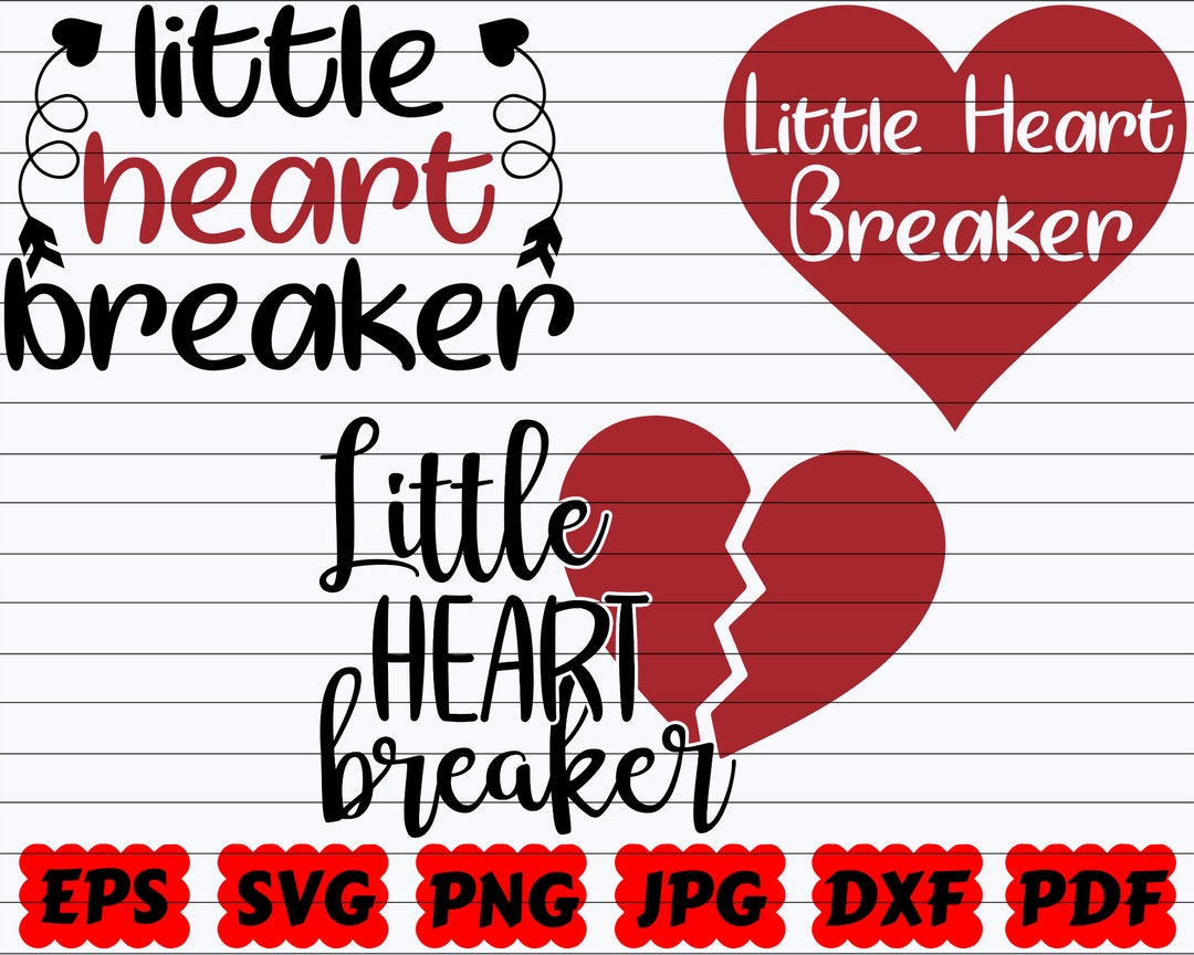 Little Heart Breaker SVG | Heart Breaker SVG | Heartbreaker SVG ...