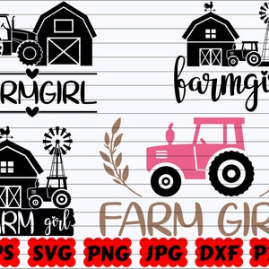 Farm Girl SVG | Farm SVG | Girl SVG | Farm Life Svg | Farming Svg ...