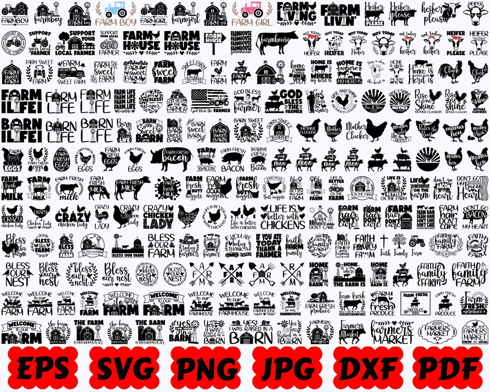 Farm Life SVG | Farming SVG | Farm SVG | Farm Animal Svg | Farmer Svg ...