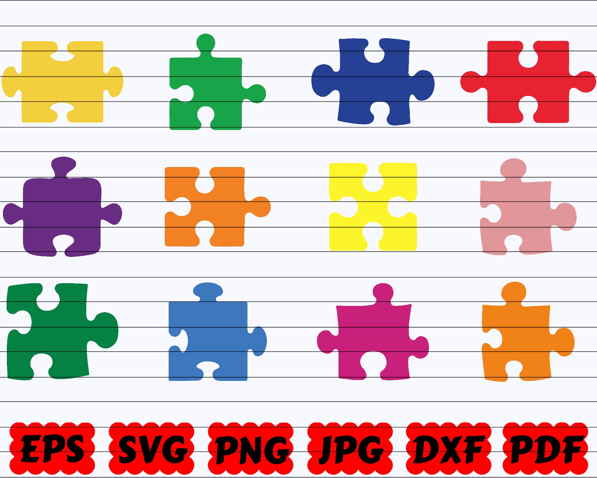 Puzzle Piece SVG Puzzle SVG Jigsaw Puzzle Piece SVG - Etsy UK