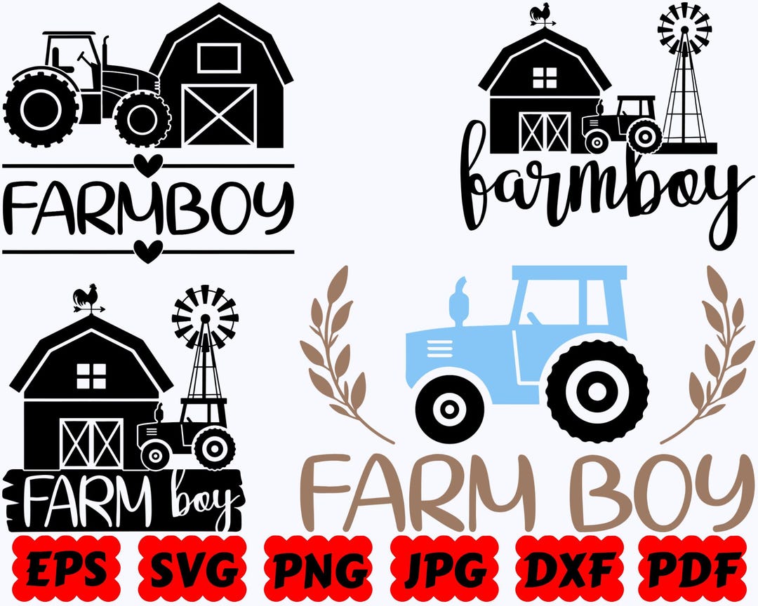 Farm Boy SVG | Farm Life SVG | Farming SVG | Farmhouse Svg | Cut Files ...