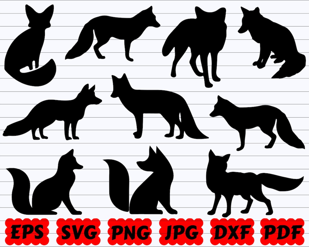 Fox SVG | Fox SVG Bundle | Fox Silhouette | Fox Cut File | Fox Clipart ...