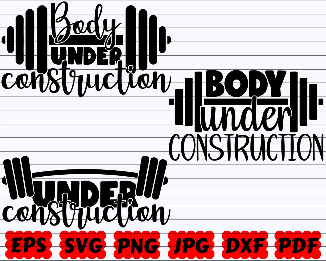 Body Under Construction SVG Under Construction SVG Body - Etsy