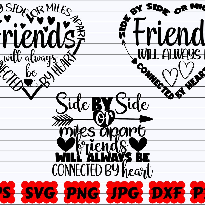 Side by Side Svg - Etsy