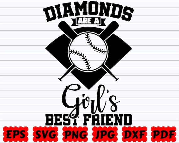Diamonds Are A Girl's Best Friend SVG Girl's Best - Etsy