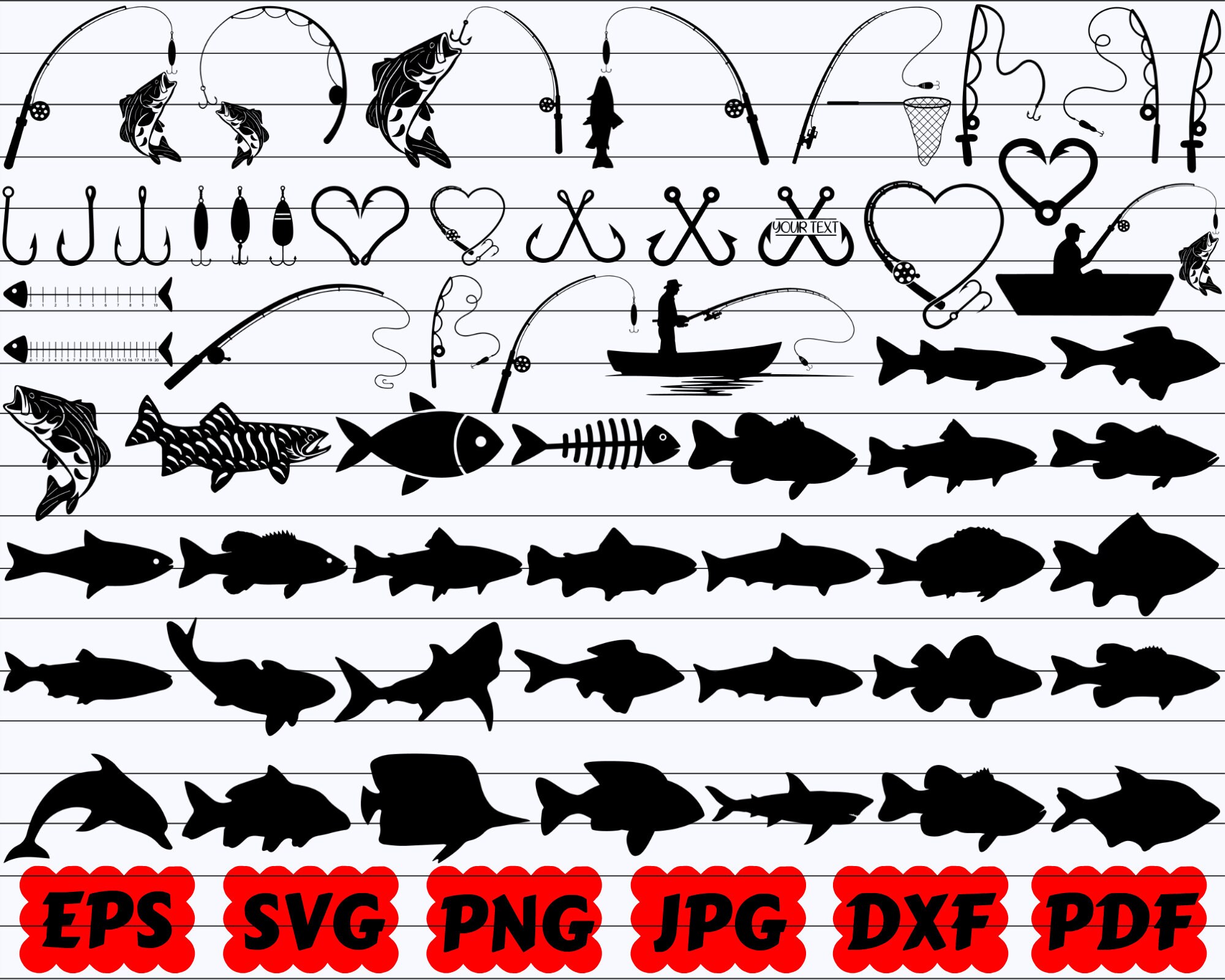 210 Pesca SVG / Pescador SVG / Pescado SVG / Cotización de - Etsy México