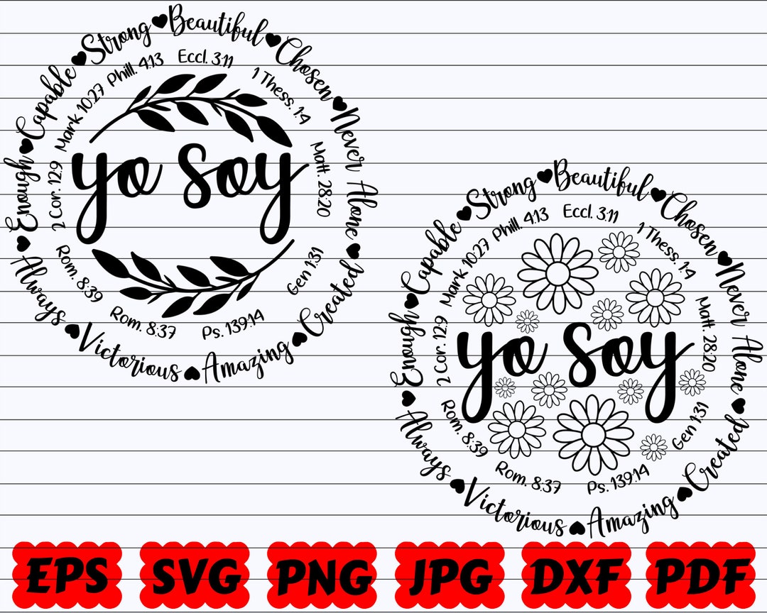 Yo Soy Inspiracion SVG / SVG Religioso / SVG Cristiano / Jesús Svg / Fe ...