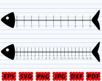 Fisherman's Ruler SVG File - Etsy