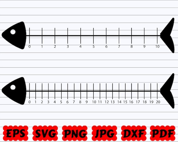 Fish Ruler SVG Fish SVG Ruler SVG Fisherman's Ruler | Etsy Canada