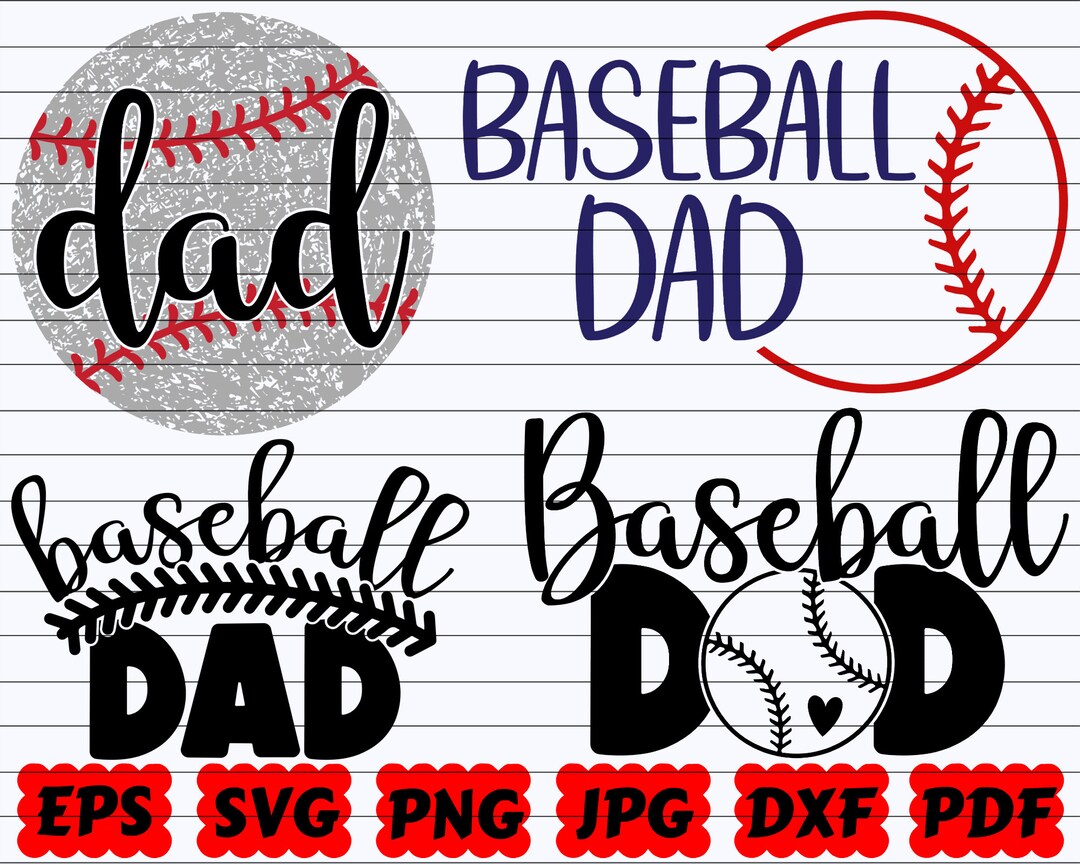 Baseball Dad SVG | Baseball Dad Cut File | Baseball Family SVG | Dad ...