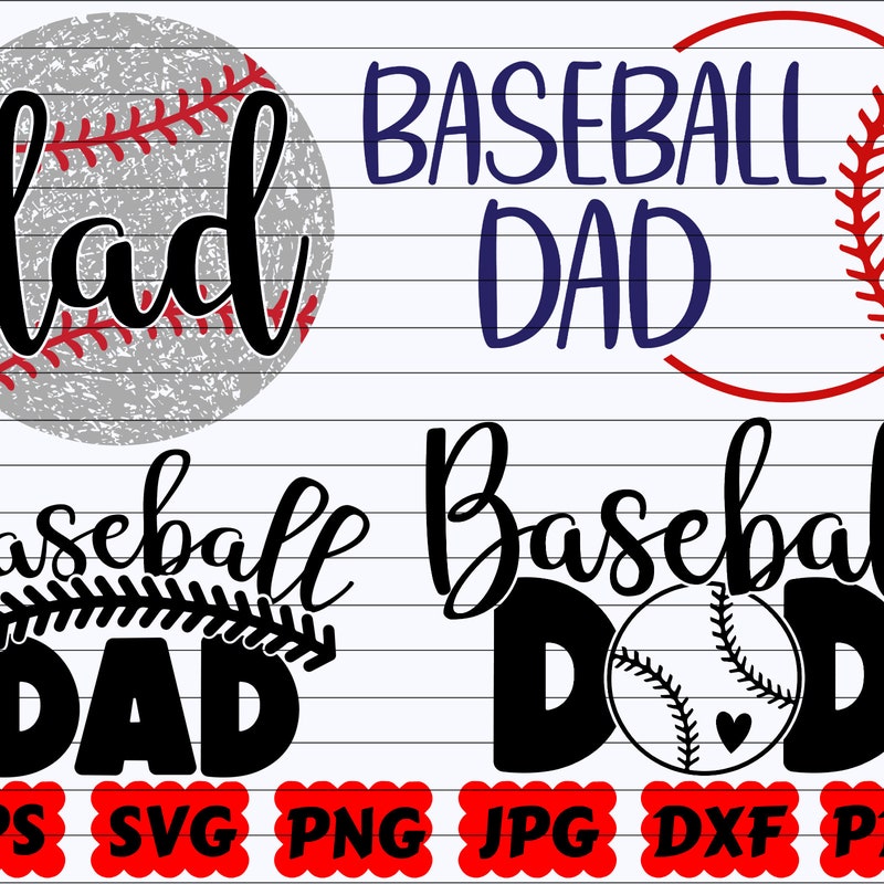 Baseball Dad Svg - Etsy