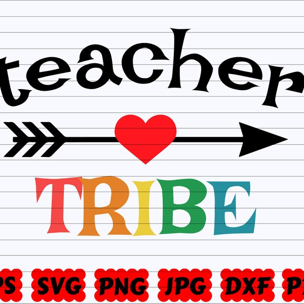 Teacher Tribe Svg - Etsy