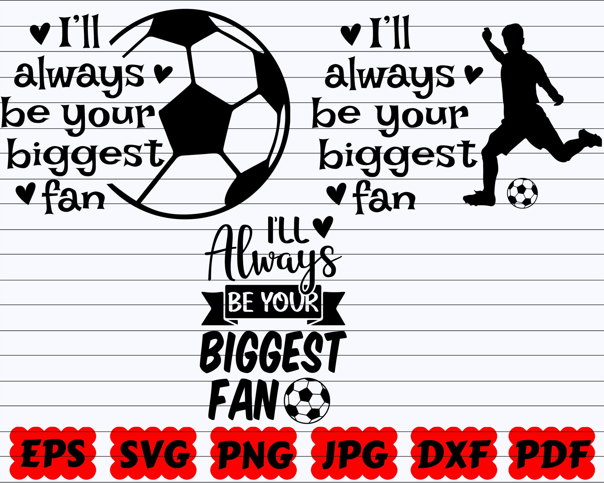 I'll Always Be Your Biggest Fan SVG Biggest Fan SVG - Etsy UK