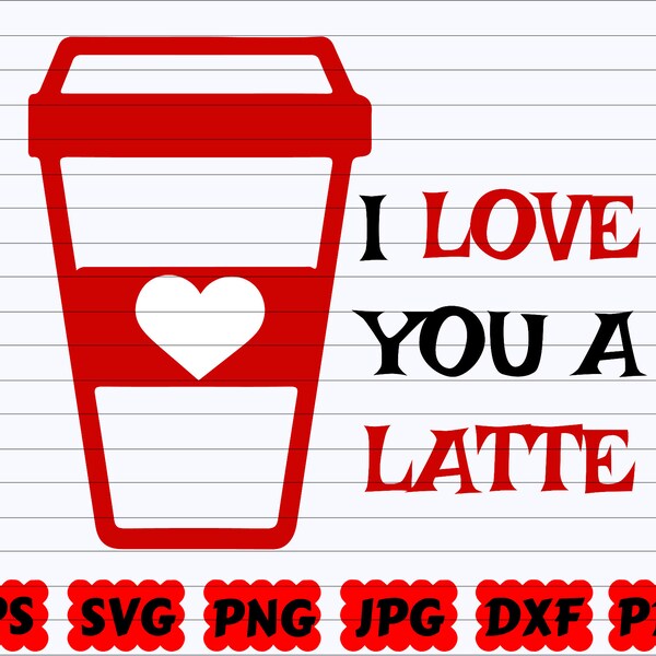 Latte Saying Svg - Etsy