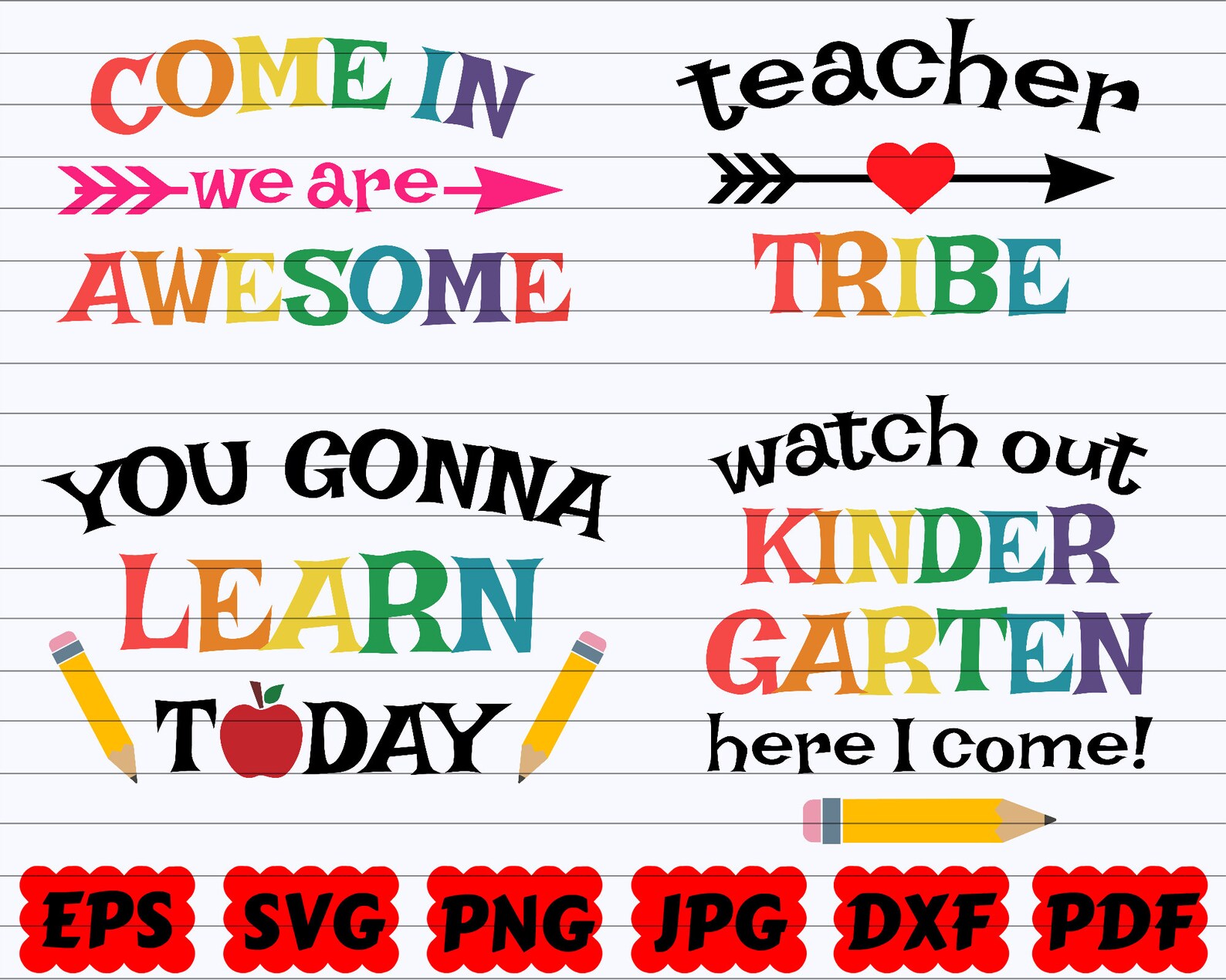 School SVG Bundle School SVG School Quote SVG School - Etsy