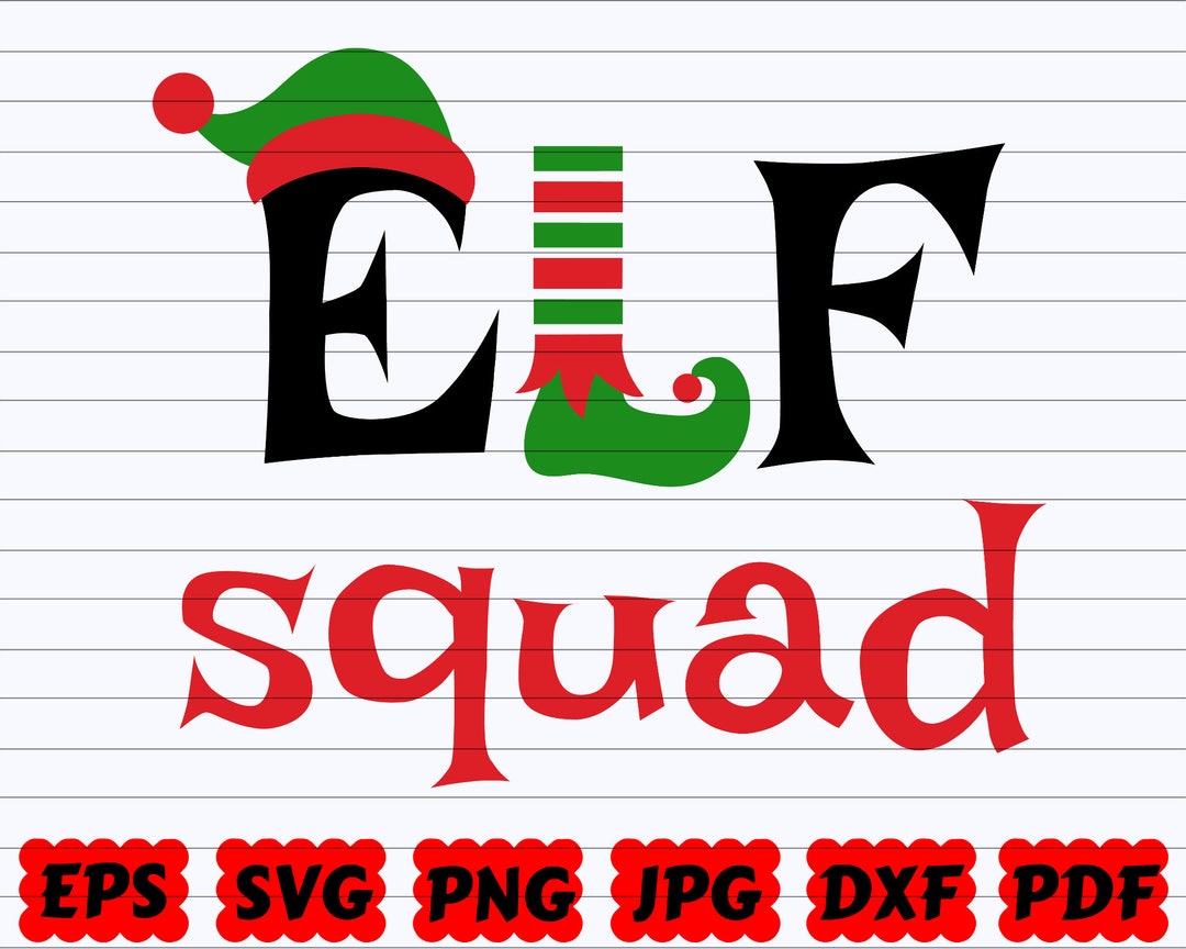 Elf Squad SVG | Elf SVG | Squad SVG | Christmas Svg | Christmas Elf Svg ...